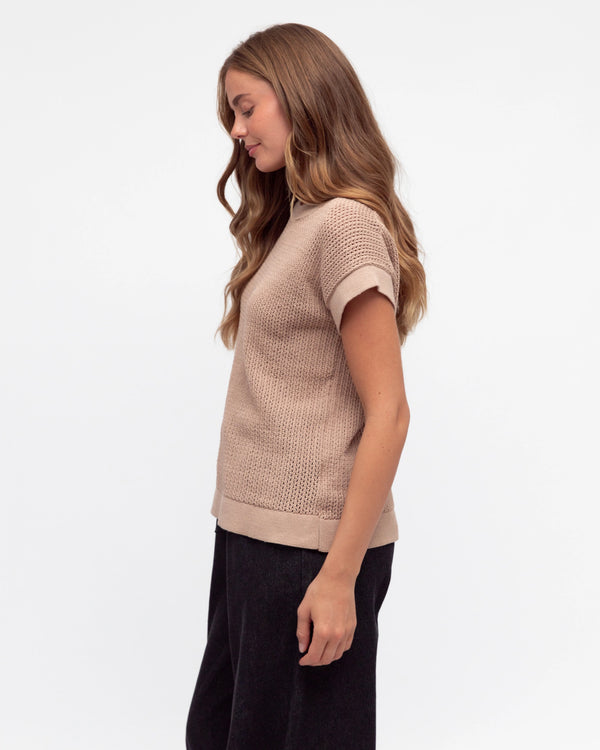 SHEER KNITTED TOP - Global Fashion House